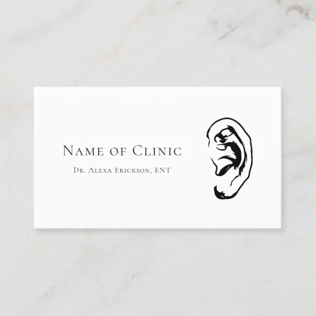 Simple Ear ENT Otolaryngologist Appointment | Zazzle