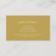 Simple Editable Background Color Elegant Script Business Card | Zazzle