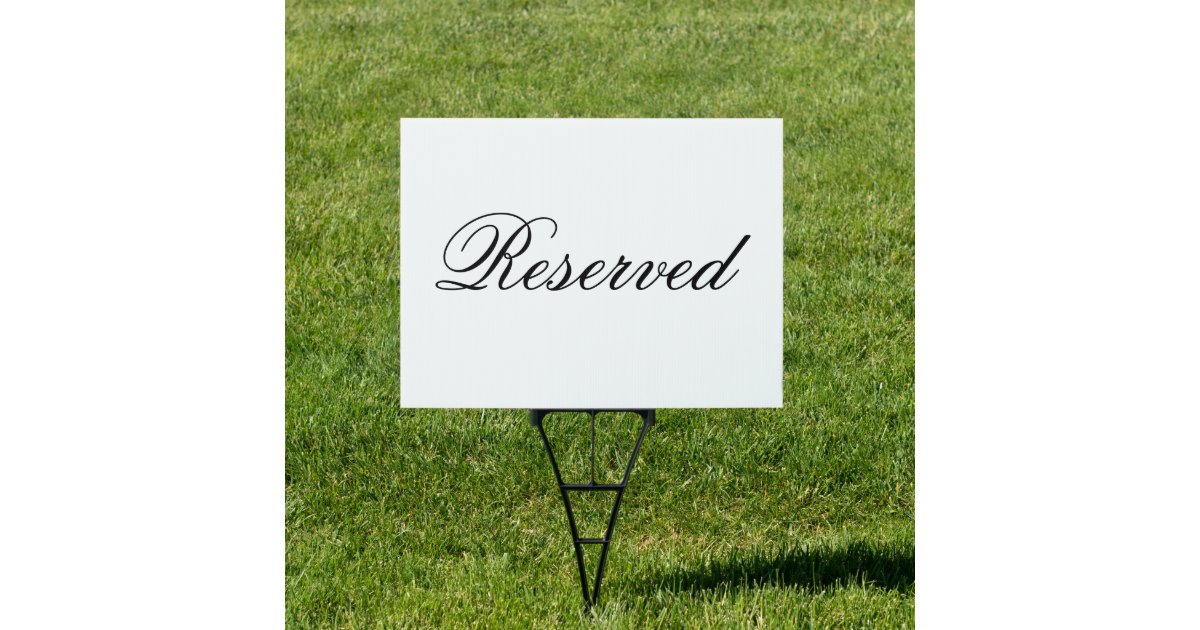 Simple Elegance Wedding Directional Sign | Zazzle