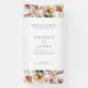 Simple Elegant Botanical Floral Wedding Welcome Banner | Zazzle