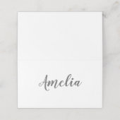 Simple Elegant Casual Typography Script Place Card | Zazzle