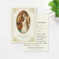 Simple Elegant Catholic Wedding Holy Card | Zazzle