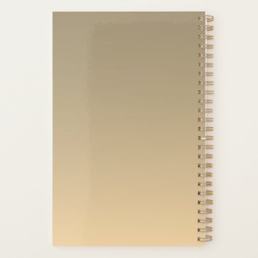Simple Elegant Gold Wedding Planner | Zazzle
