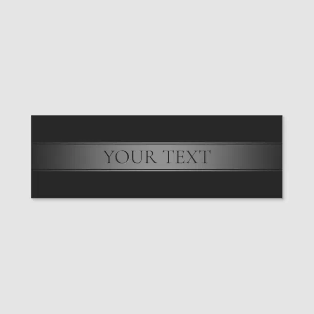 Simple Elegant Gradient Stripe Editable Color Name Tag | Zazzle