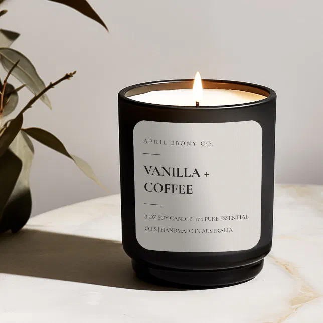 SIMPLE ELEGANT MINIMAL MODERN DUSKY WHITE SQUARE STICKER | Zazzle