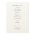 Simple Elegant Modern Classy Wedding Program | Zazzle