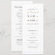 Simple Elegant Modern Classy Wedding Program | Zazzle