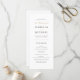 Simple Elegant Modern Classy Wedding Program | Zazzle