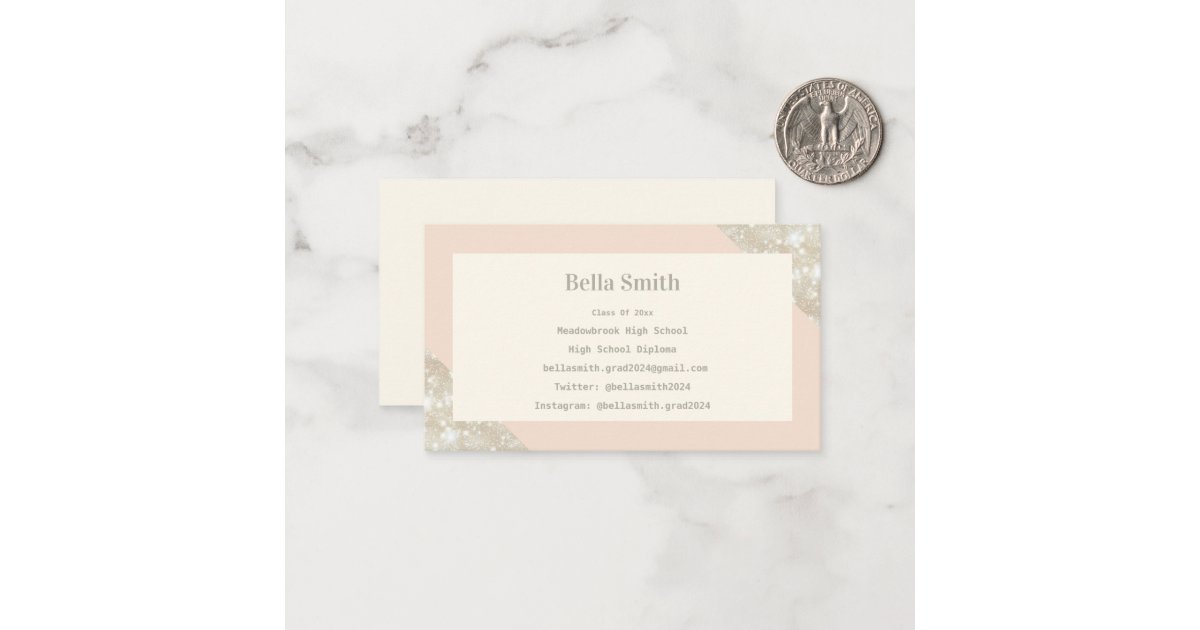 Simple Elegant Modern Graduation Note Card | Zazzle