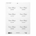 Simple Elegant | Modern Wedding Address Label | Zazzle