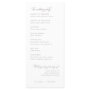 Simple Elegant Modern Wedding Ceremony Program | Zazzle