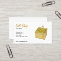 Simple Elegant Photo Gift Shop Business Card | Zazzle