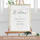 Simple Elegant Script Event Welcome Sign | Zazzle