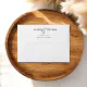 Simple Elegant Script Wedding Return Address Envelope | Zazzle