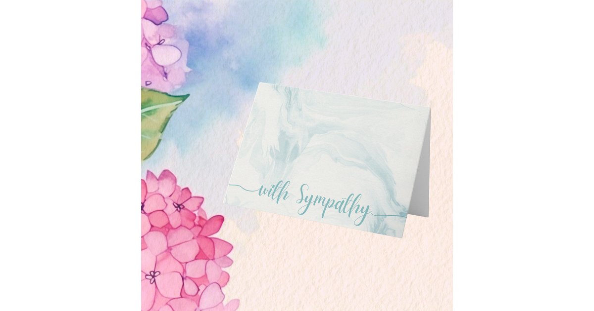 Simple Elegant Sympathy Condolence Card | Zazzle