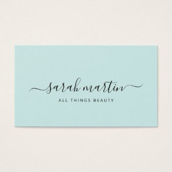 Simple Elegant Teal Turquoise Gift Certificate | Zazzle
