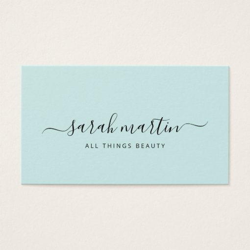 Simple Elegant Teal Turquoise Gift Certificate | Zazzle