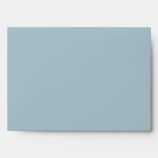 Simple Elegant Text | Powder Blue Envelope | Zazzle