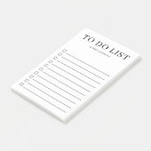 Simple Elegant To Do List Post-it Notes | Zazzle