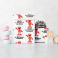 Simple Elmo 1st Birthday Wrapping Paper | Zazzle