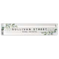 Simple Eucalyptus Greenery Desk Name Plate | Zazzle