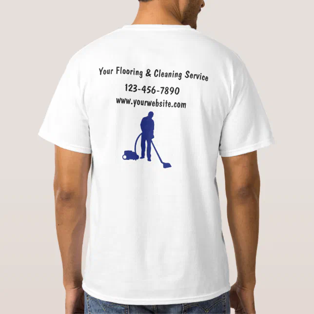 Simple Flooring And Cleaning Work Tshirts | Zazzle