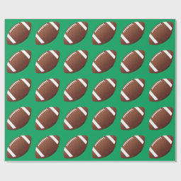 Simple Football (American) Gift Wrapping Paper | Zazzle