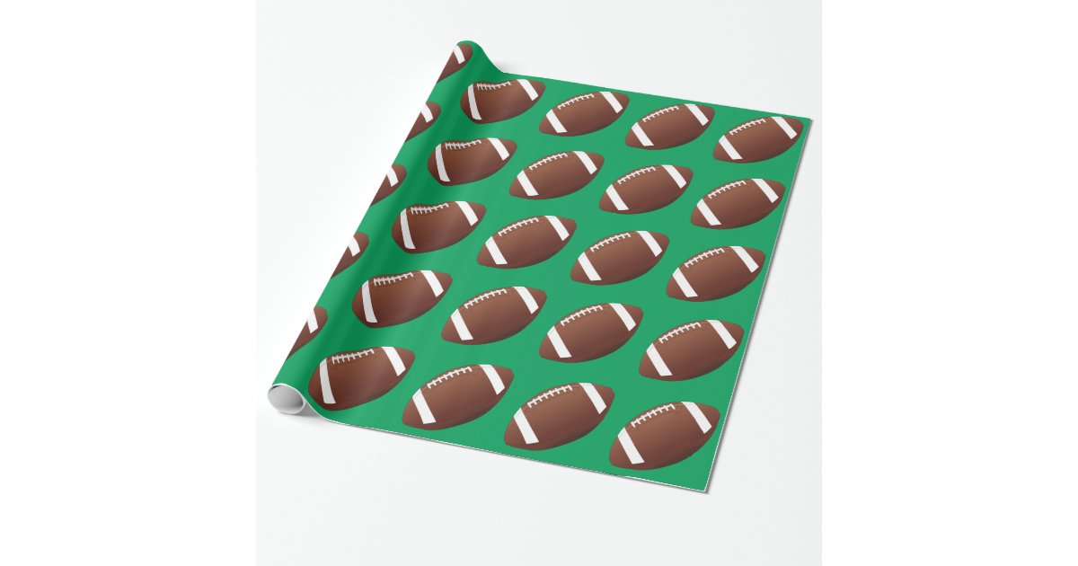 Simple Football (American) Gift Wrapping Paper | Zazzle