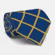 Simple Formal Blue and Gold Cross Hatch Neck Tie | Zazzle