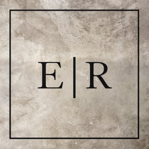 Simple Formal Elegant Monogram Wedding Floor Decals | Zazzle