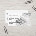 Simple Framing Contractor Business Card | Zazzle
