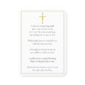 Simple Funeral Memorial Photo Prayer Cards | Zazzle