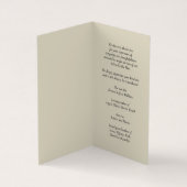 Simple Funeral Memorial Prayer Photo Card | Zazzle