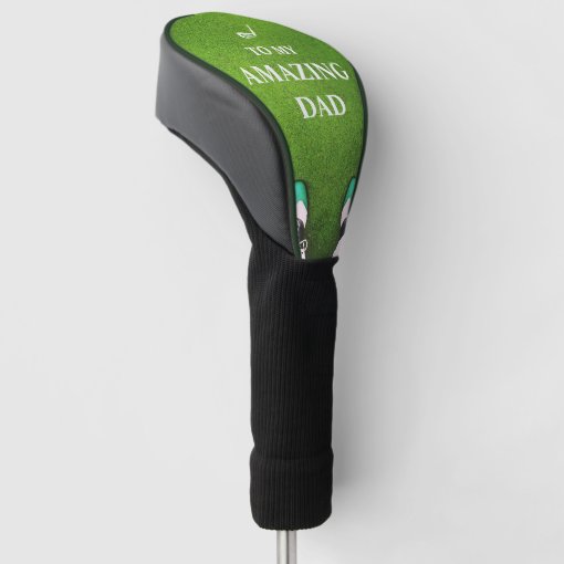 Simple Funny Father's Day Custom Best Driver Golf Head Cover | Zazzle