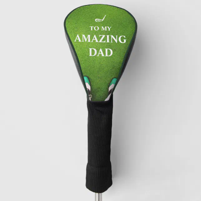 Simple Funny Father's Day Custom Best Driver Golf Head Cover | Zazzle