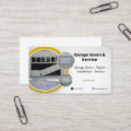 Simple Garage Door Business Cards | Zazzle