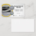 Simple Garage Door Business Cards | Zazzle