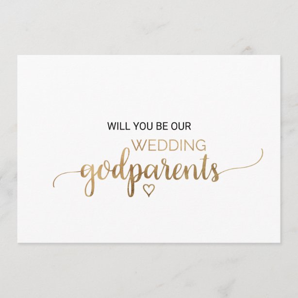 Will You Be My Godparents - Wedding Supplies & Stationery | Zazzle