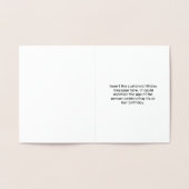 Simple Gold Foil 35th Birthday Greeting Card | Zazzle