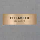 Simple Gold Name Tag | Zazzle
