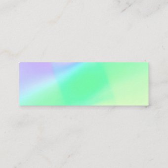 Simple Gradient Mini Business Card | Zazzle
