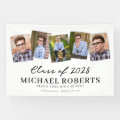 Simple Graduation Photo Collage Banner | Zazzle