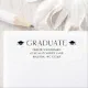 Simple Graduation Return Address Label | Zazzle