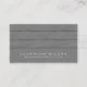 Simple Gray Wooden Plank Design Business Card | Zazzle