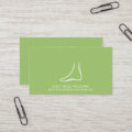 Simple Green Foot Cares Podiatry Practioner Doctor Business Card | Zazzle