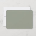 Simple Greenery Botanical RSVP Card With Meal | Zazzle