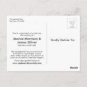 Simple Greenery Postponed Wedding Update Postcard | Zazzle