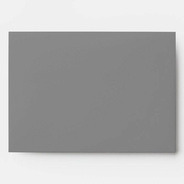 Simple Grey Modern Wedding Envelope | Zazzle.com