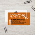 Simple Handyman Tools Border Business Card | Zazzle