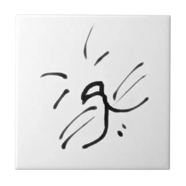 Simple Happy Cat Face Ceramic Tile | Zazzle